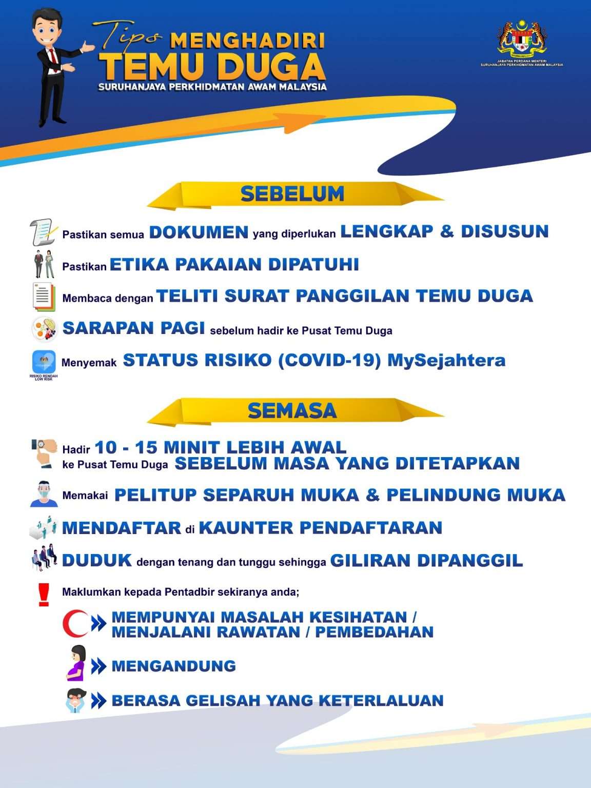 Tips Hadiri Temuduga SPA - Info Khas Dari SPA